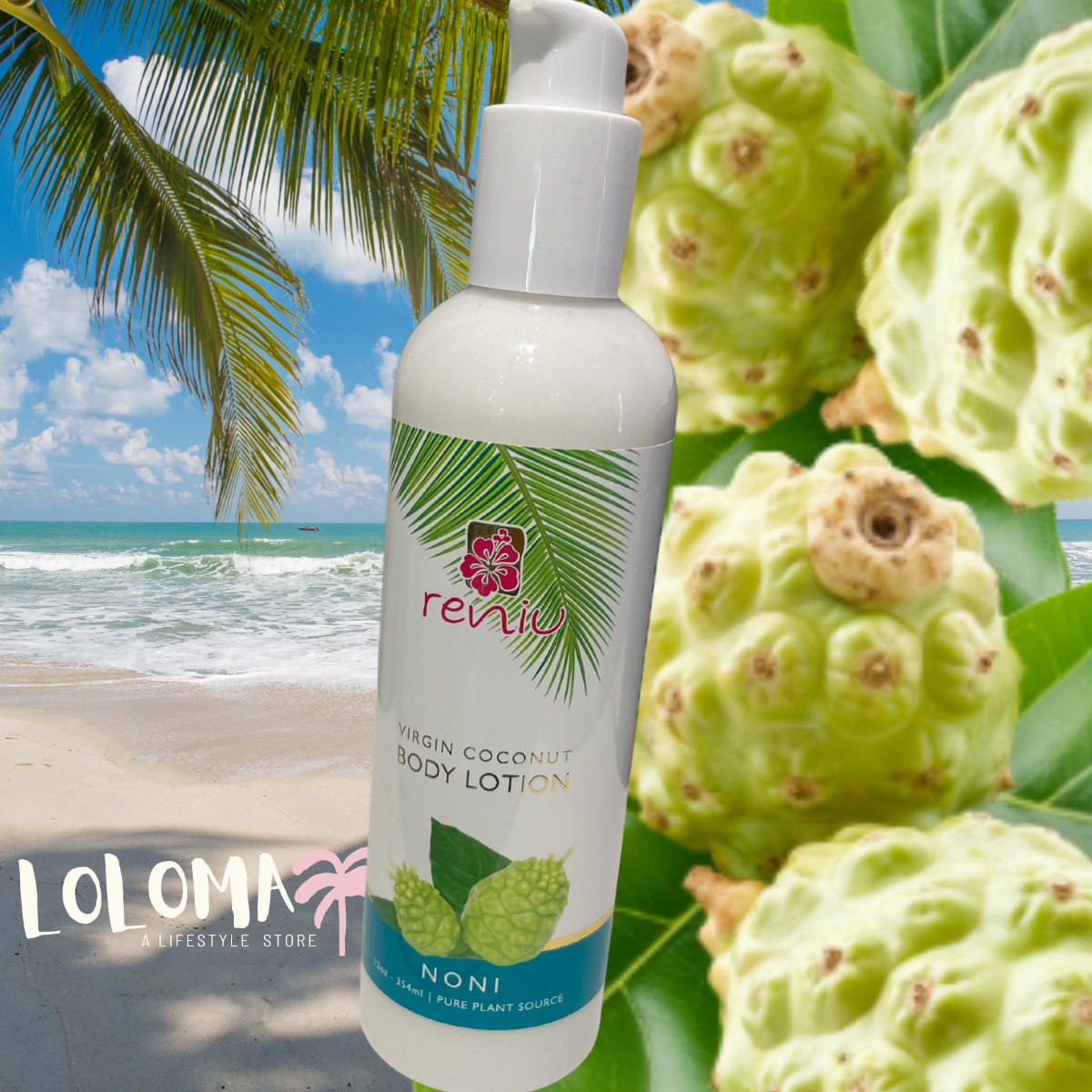 Reniu Virgin Coconut Body Lotion in Noni – Loloma Living